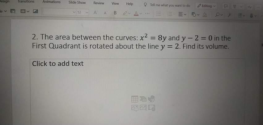 Solved Jesign Transitions Animations Slide Show Review View | Chegg.com