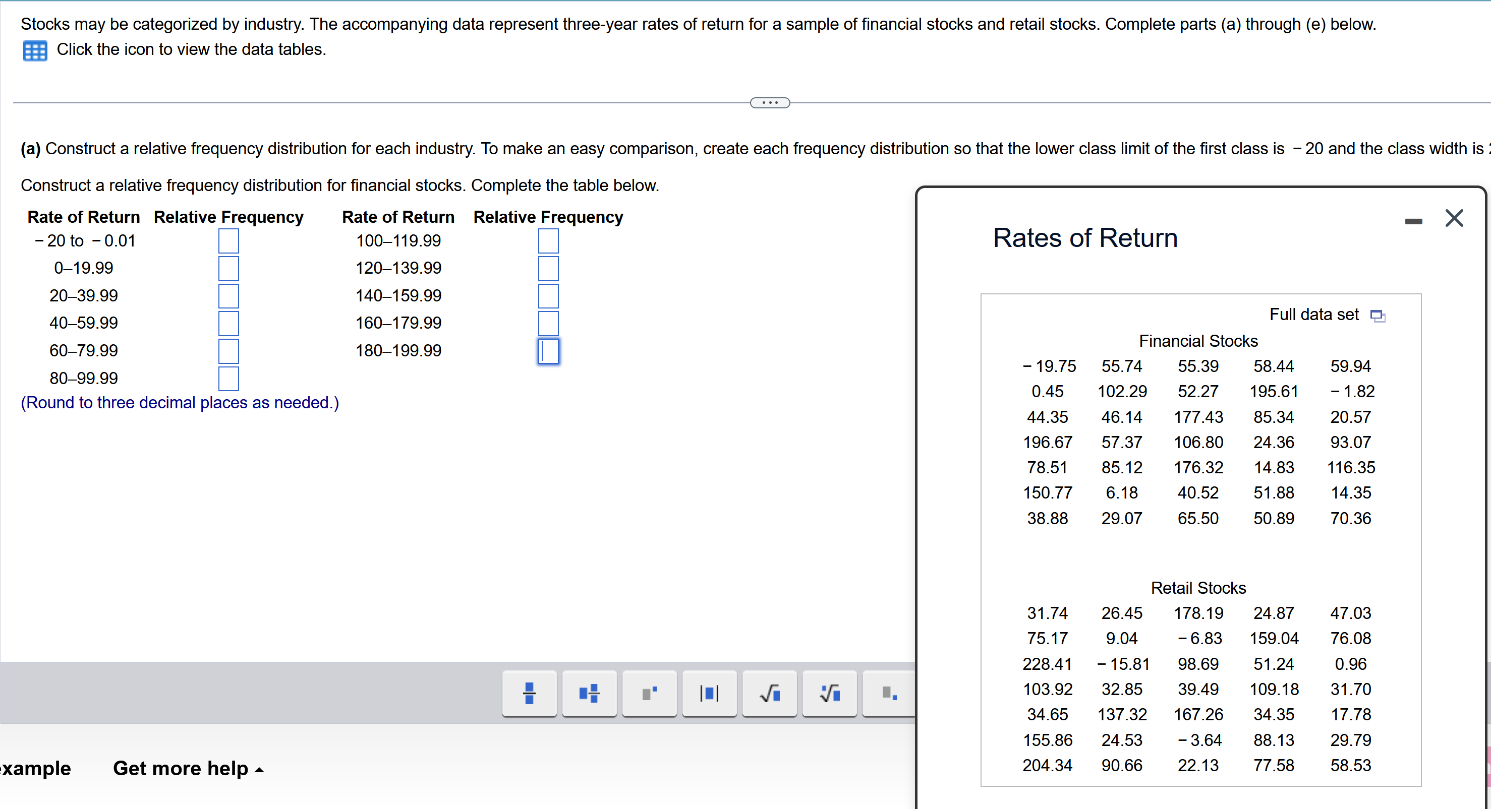 Solved Click the icon to view the data tables.Construct a | Chegg.com