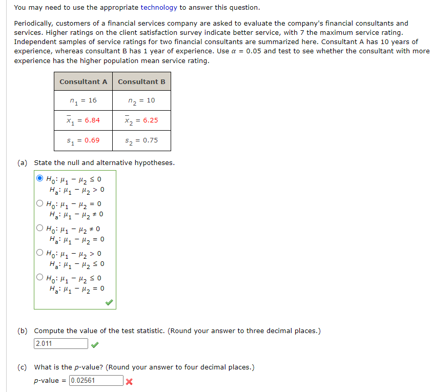 Solved You may need to use the appropriate technology to | Chegg.com