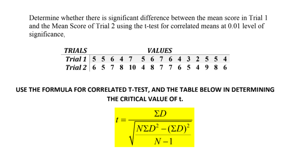 Solved Determine whether there is significant difference | Chegg.com