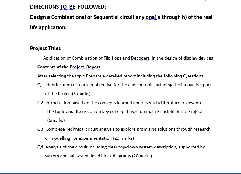 Solved Read the structure properly. Project about : | Chegg.com