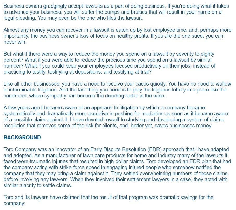 Solved Business owners grudgingly accept lawsuits as a part | Chegg.com