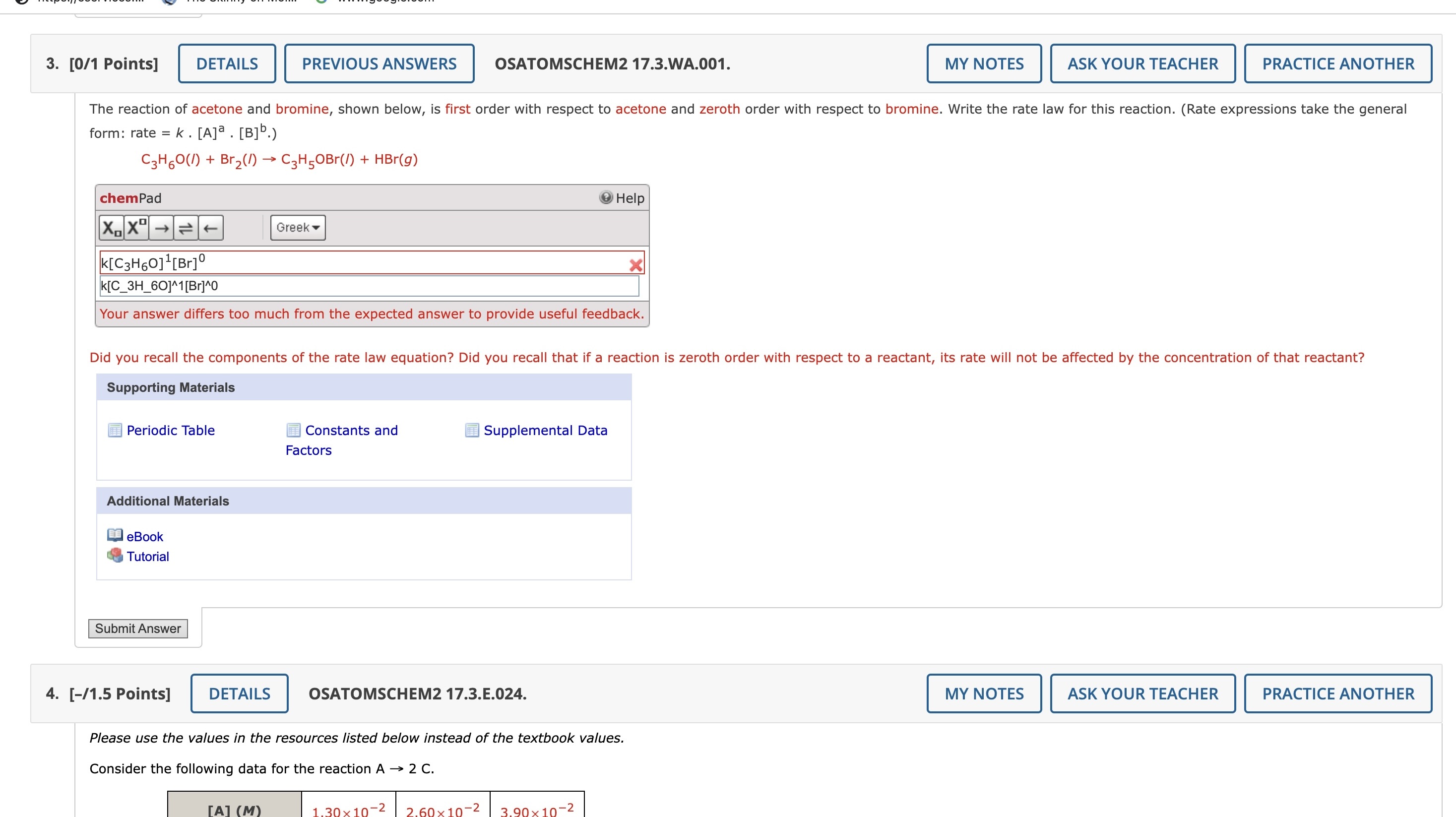 Solved /1.5 Points] OSATOMSCHEM2 17.3.E.024. Please use the | Chegg.com
