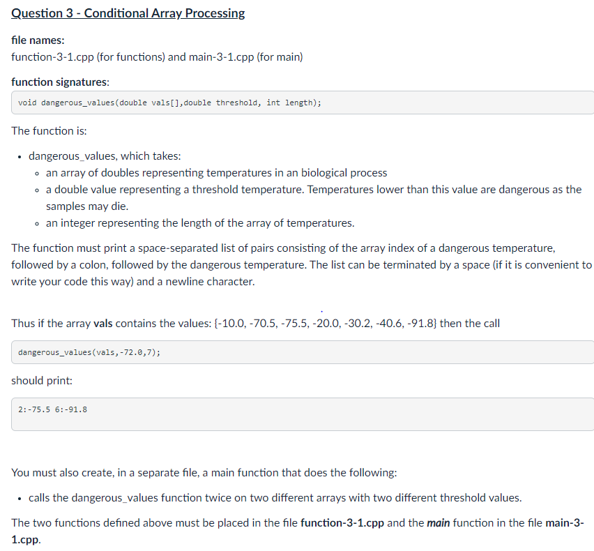 Solved Question 3 Conditional Array Processing File Names 