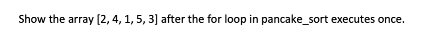 Solved Consider the following code:Show the array | Chegg.com