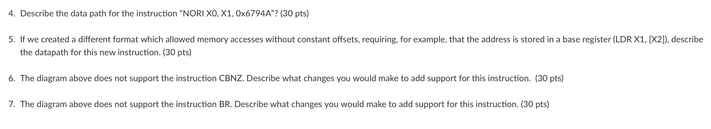 Solved Note the following locations in the diagram above: A: | Chegg.com