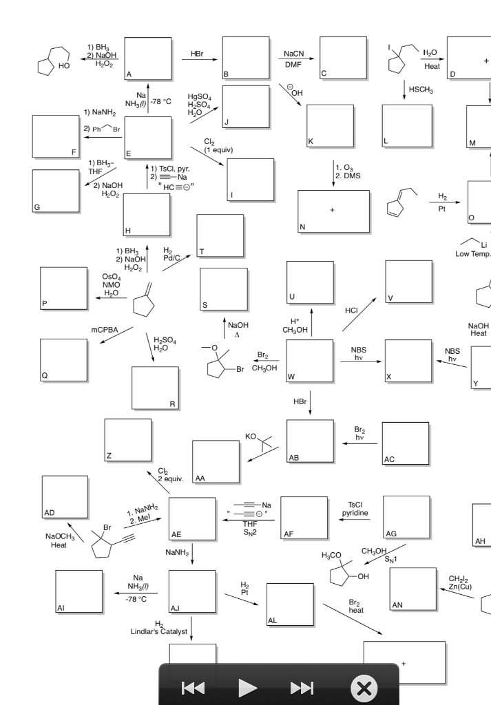 Solved 1) BH, 2) NaOH H2O2 HBT H-0 NaCN DMF + HO Heat В D OH | Chegg.com