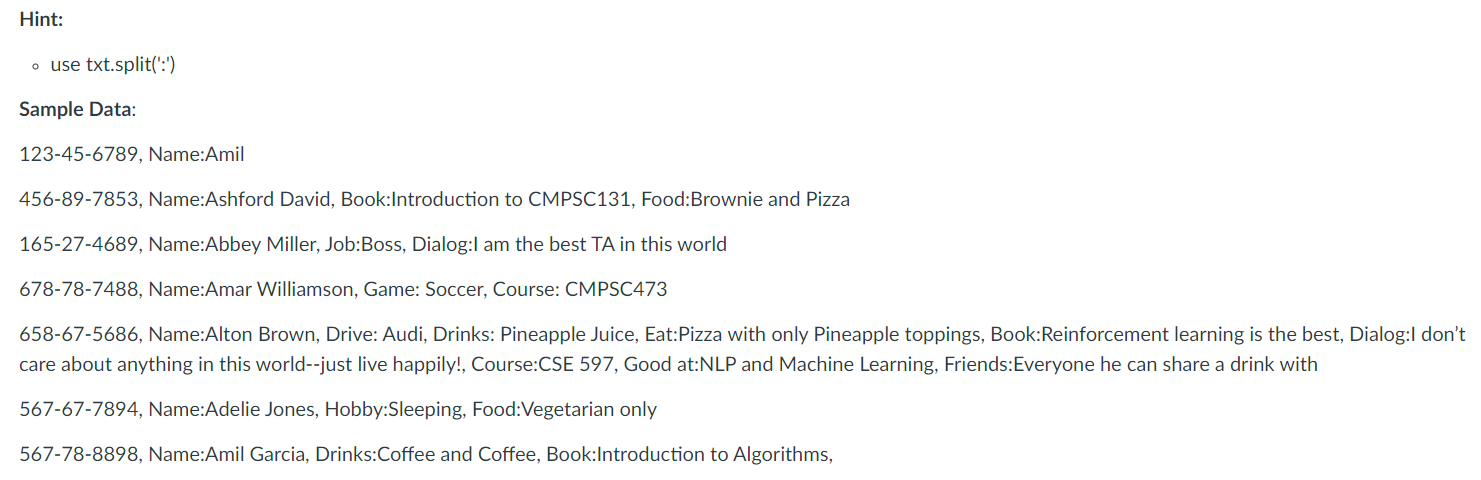 Solved Problem Description You are tasked to create | Chegg.com