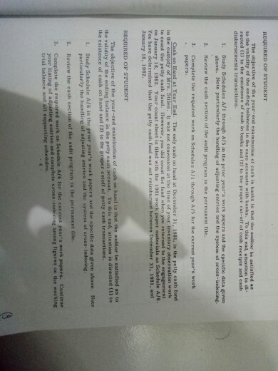 ASSIGNMENT #1 Cash in Banks and on Han Cash in Banks | Chegg.com