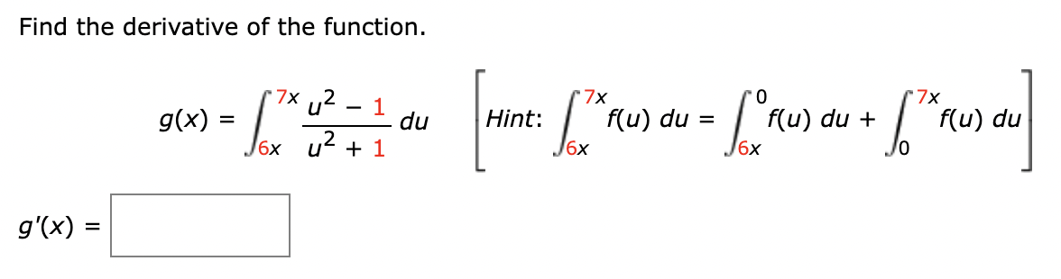 Solved Find the derivative of the function. | Chegg.com