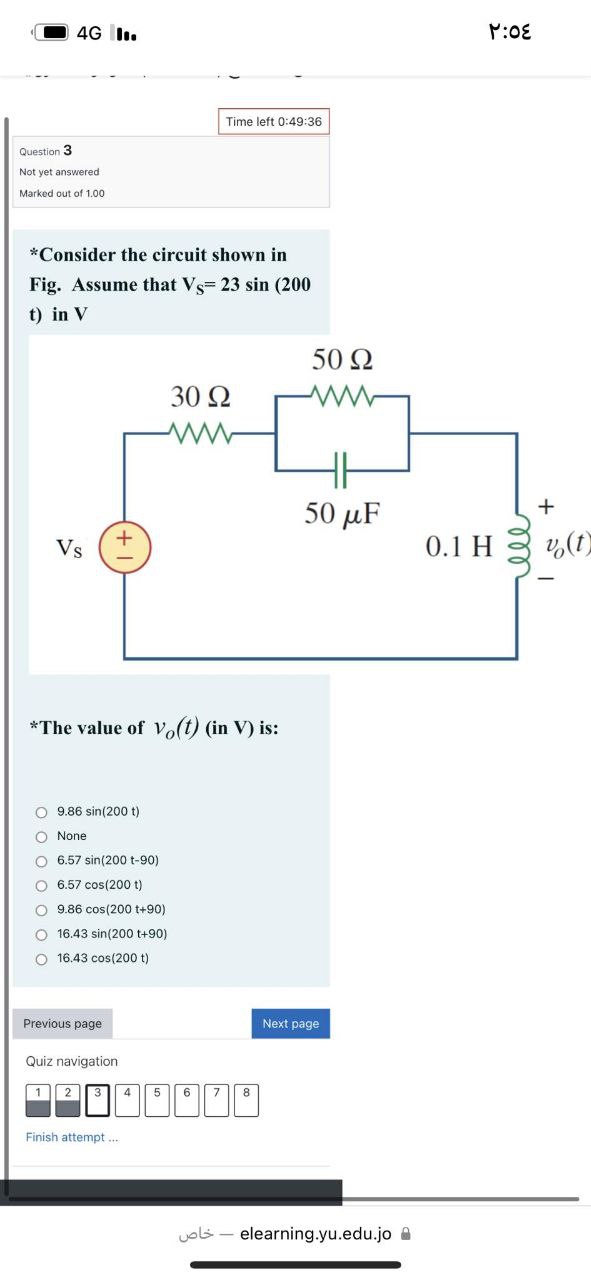 *Consider the circuit shown in Fig. Assume that | Chegg.com