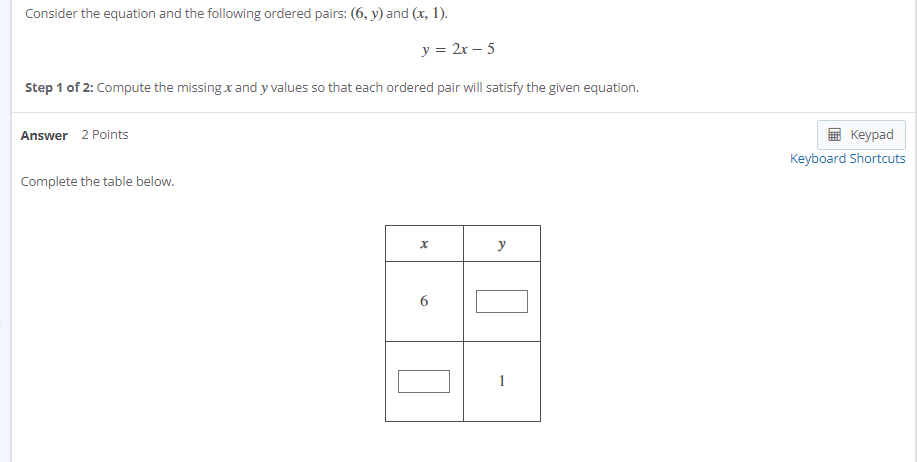 Solved Consider the equation and the following ordered | Chegg.com