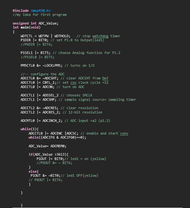Solved = #include 1/my idea for first program unsigned int | Chegg.com