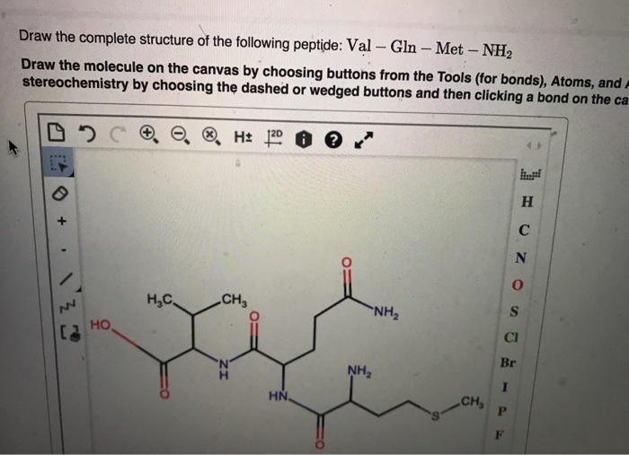 Solved Draw the complete structure of the following peptide: | Chegg.com