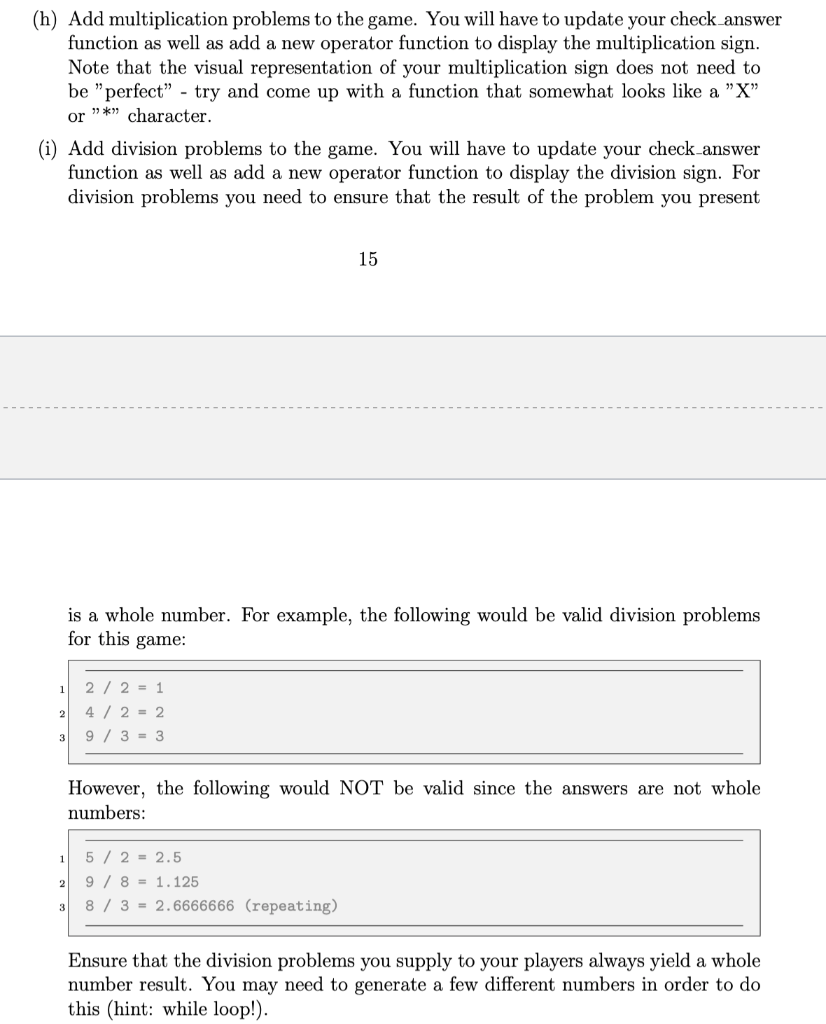 Solved 1. Part 1) For part 1) of this assignment you will be | Chegg.com