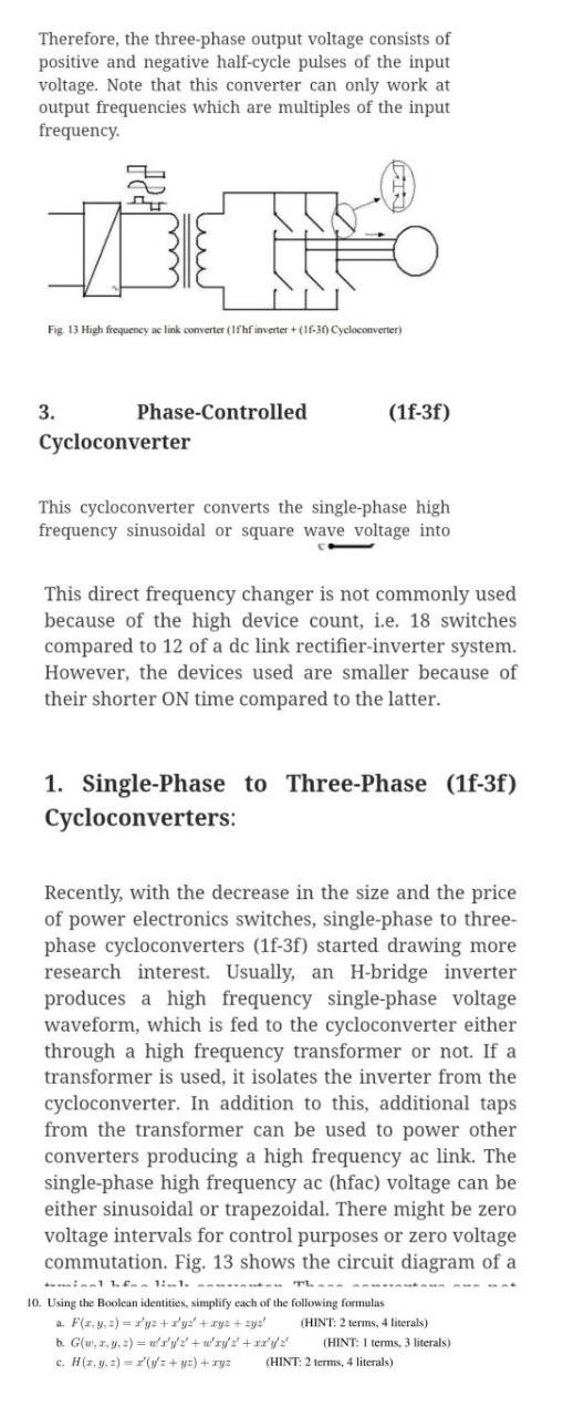 Solved Therefore, the three-phase output voltage consists of | Chegg.com