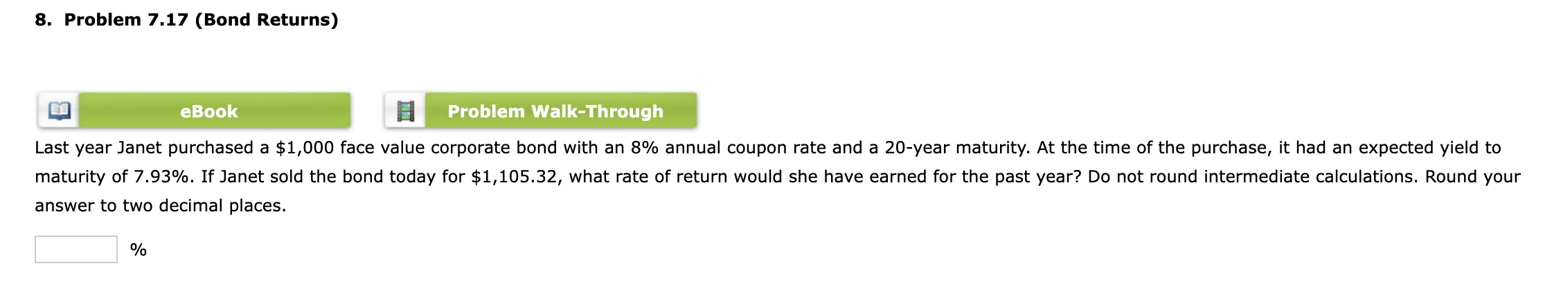 Solved answer to two decimal places. % | Chegg.com