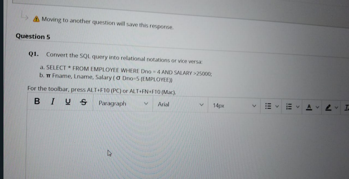 Solved A Moving to another question will save this response, | Chegg.com