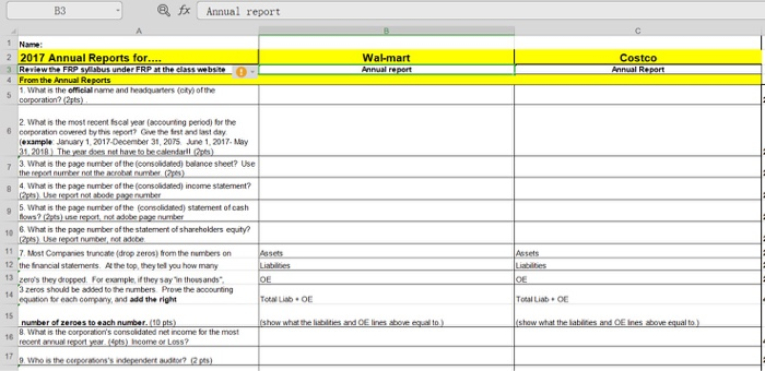 Costco Annual Report 2017 Financial | Resume Alayneabrahams