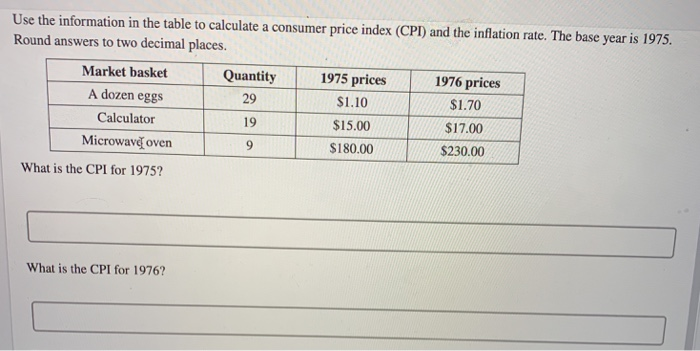 Solved Use the information in the table to calculate a | Chegg.com