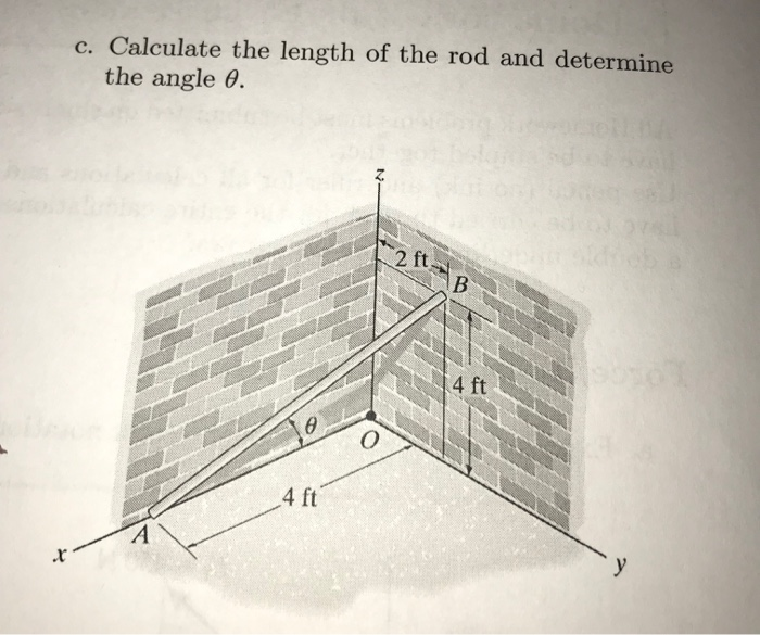 Solved c. Calculate the length of the rod and determine the | Chegg.com