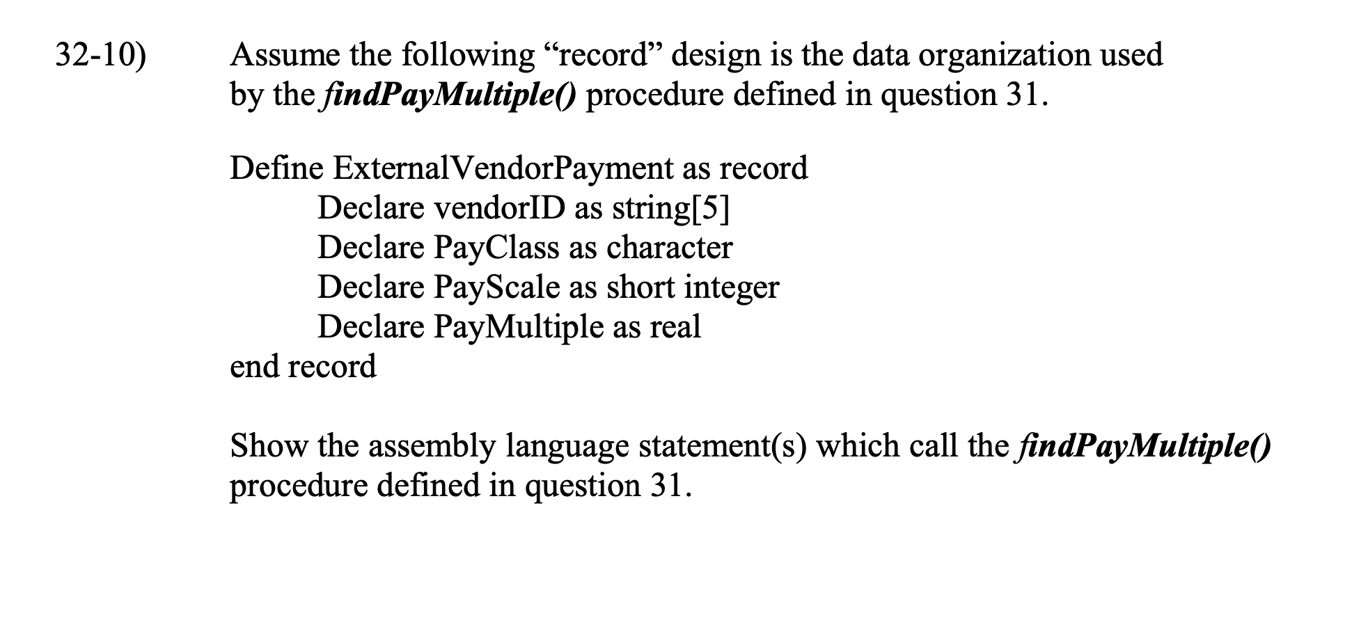Please help with Question 32. First photo is the | Chegg.com