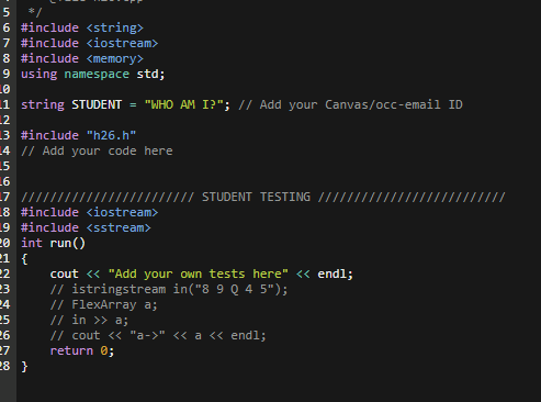Solved A Flex Array T he heap allows you to create dynamic | Chegg.com