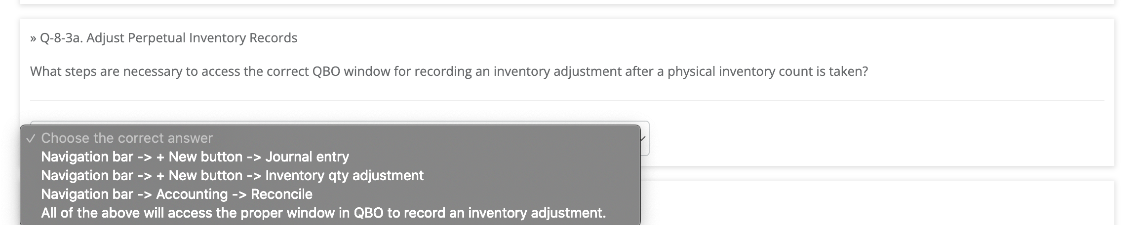 Solved » Q-8-3a. Adjust Perpetual Inventory Records What | Chegg.com