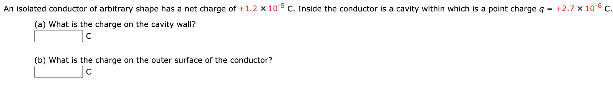Solved An isolated conductor of arbitrary shape has a net | Chegg.com