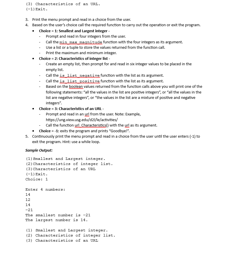 Solved Question\#1: Create a module named Question_1.PY and | Chegg.com
