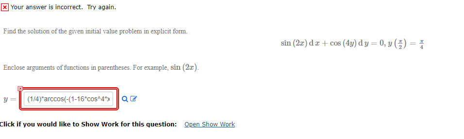 Solved Find the solution of the given initial value problem | Chegg.com