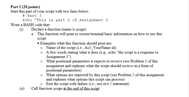 Part 2 (20 points) Start this part of your script | Chegg.com