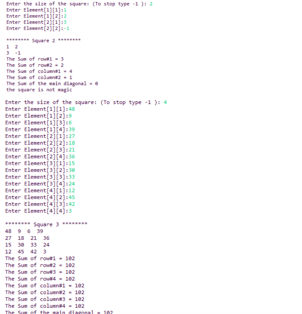 Solved One interesting application of two-dimensional arrays | Chegg.com