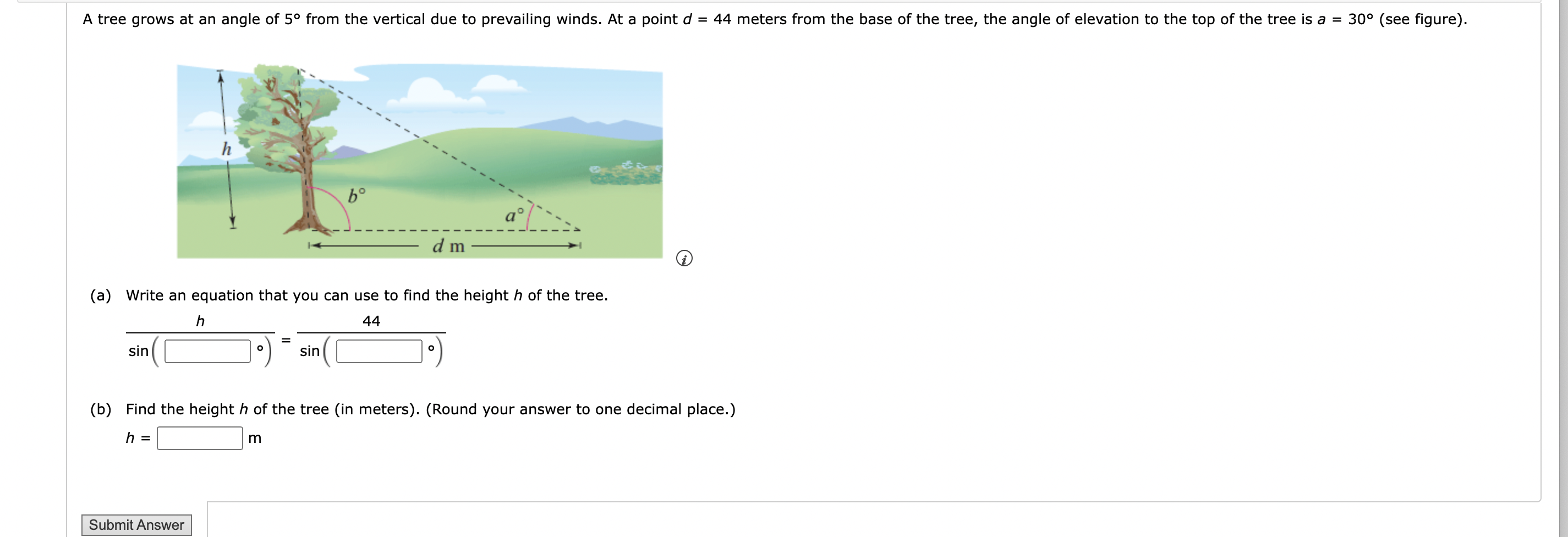 Solved (a) Write an equation that you can use to find the | Chegg.com
