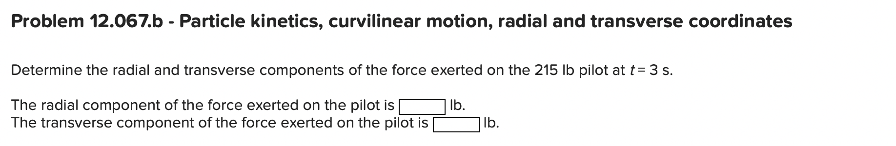 Solved Required information Problem 12.067 - Particle | Chegg.com
