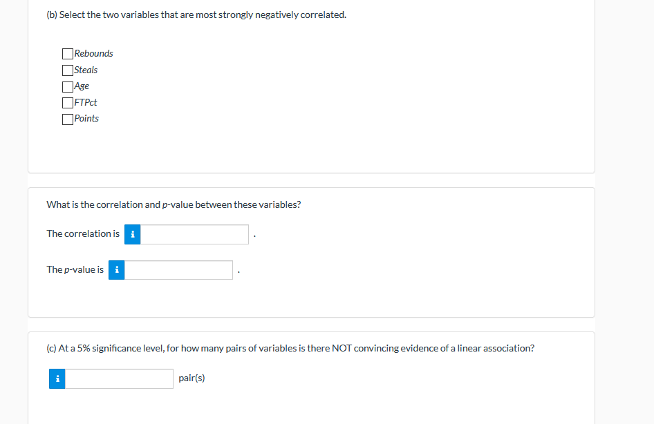 Solved NBA Players: Correlation Matrix The dataset | Chegg.com