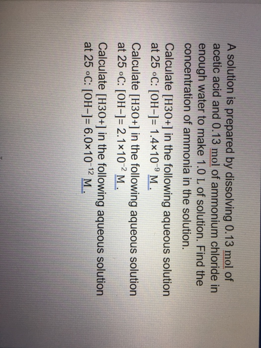 Solved A solution is prepared by dissolving 0.13 mol of | Chegg.com