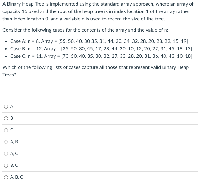 Solved A binary heap tree is of size 18. On insertion of a | Chegg.com