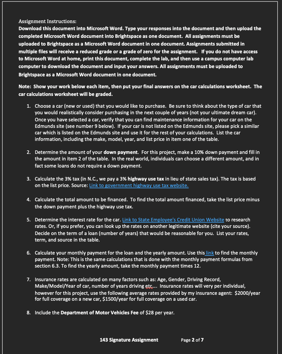 Solved Assignment Instructions: Download this document into | Chegg.com