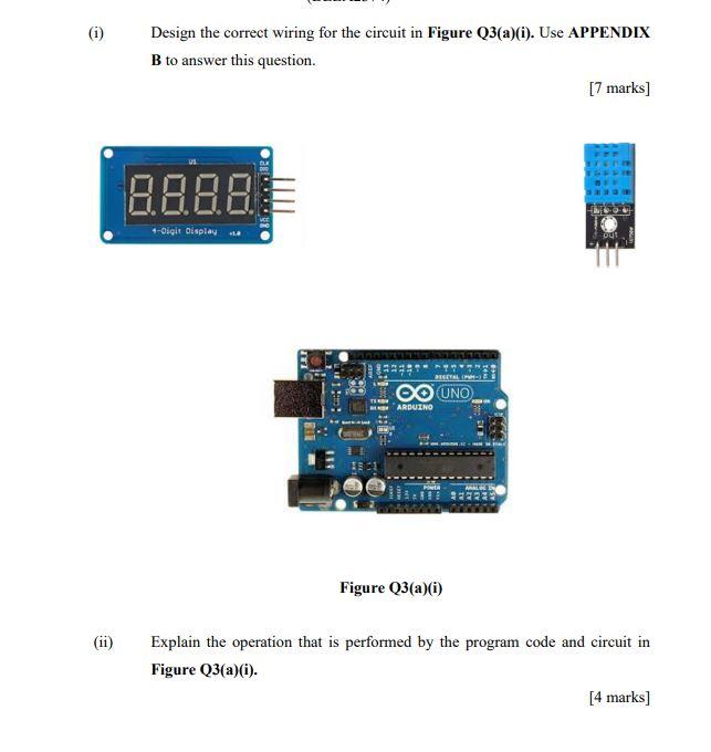 Solved QUESTION 3 (a) Figure Q3(a) shows the program code | Chegg.com