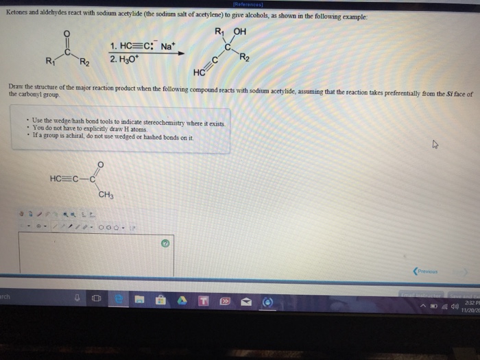 Solved with sodium acetylide (the sodium salt of acetylene) | Chegg.com