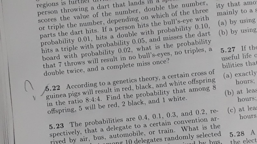 Solved Exercises Exercises 29 A homeowner plants 5 bulbs dom | Chegg.com