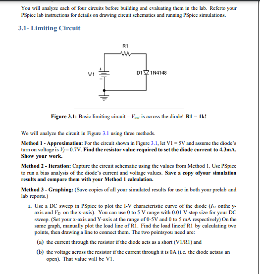 You will analyze each of four circuits before | Chegg.com
