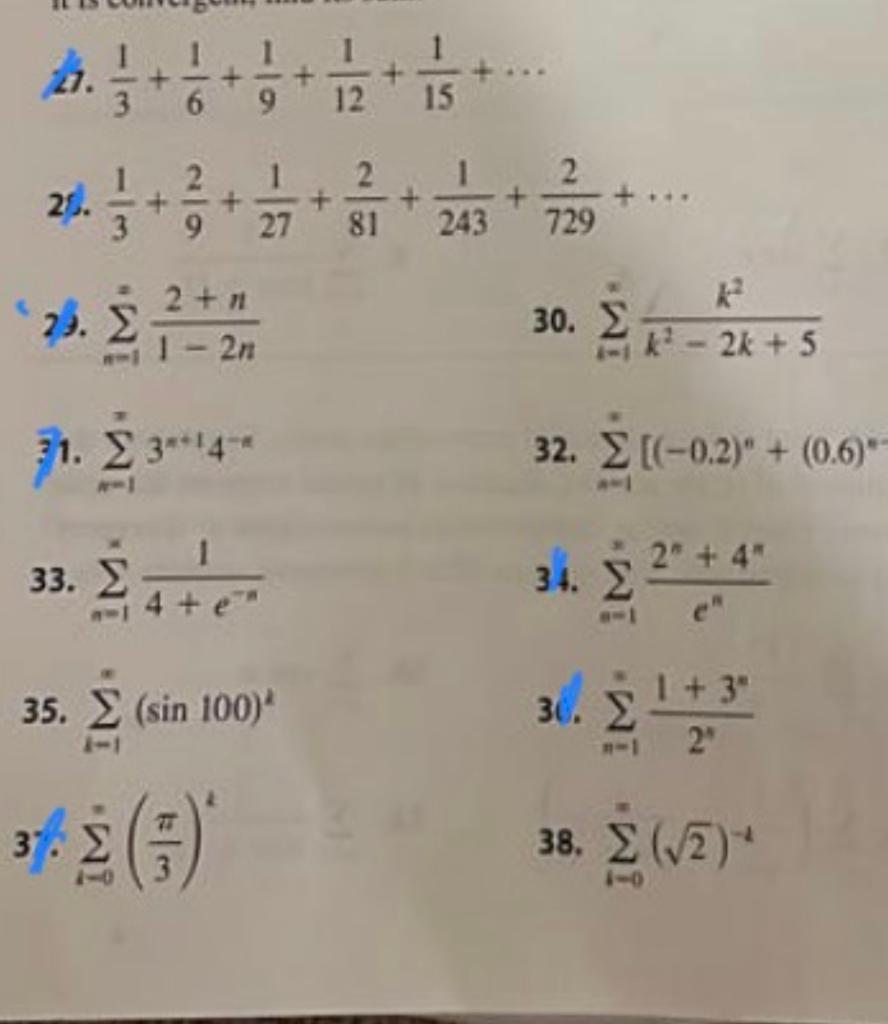 Solved Find a and r in the geomatics series only the one | Chegg.com