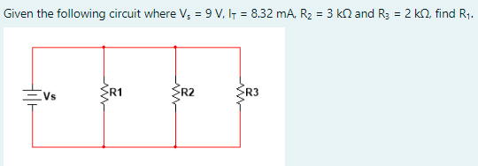 Solved What is the total circuit current in the following | Chegg.com