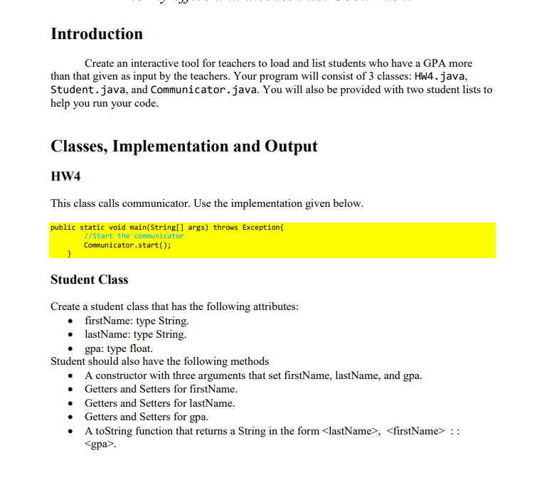 Solved Introduction Create an interactive tool for teachers | Chegg.com