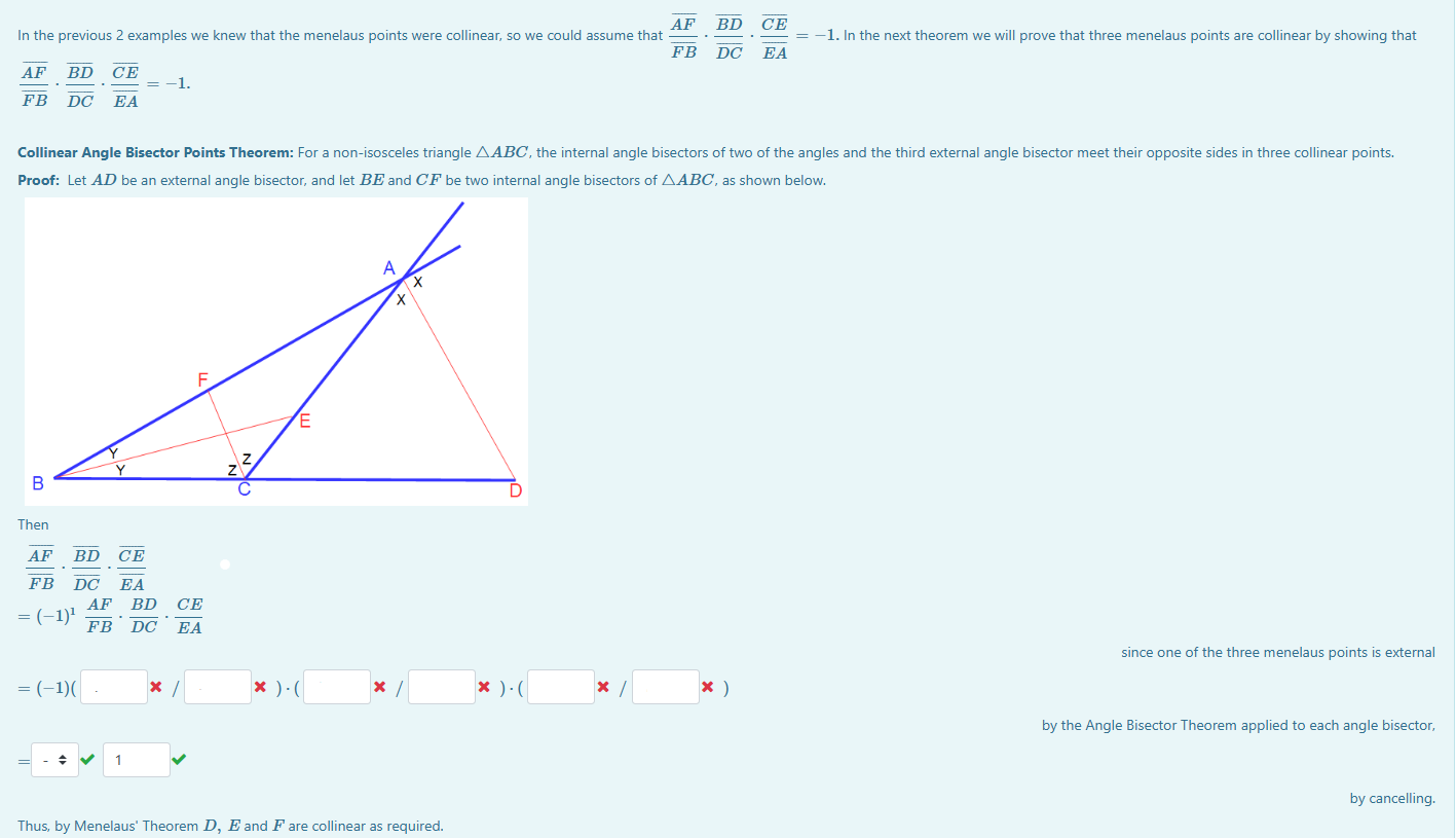 Solved In the previous 2 examples we knew that the menelaus | Chegg.com