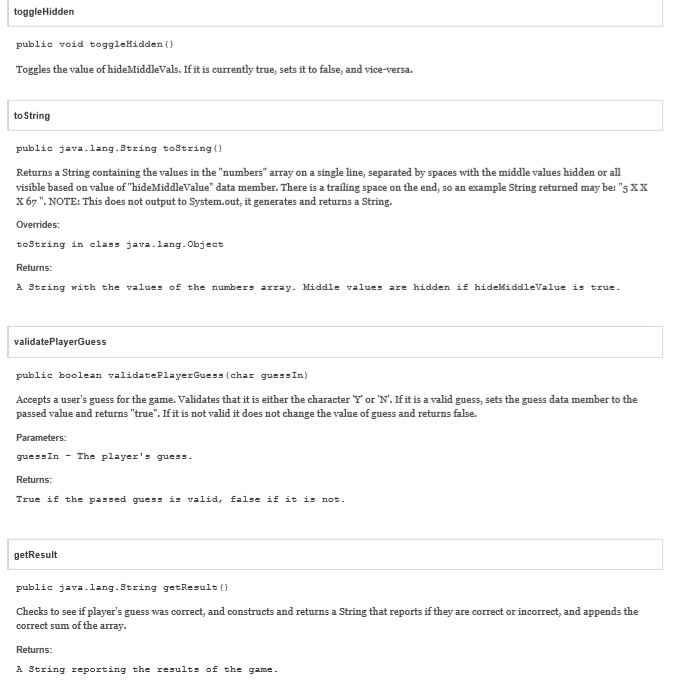 Solved public class RandGuessGame extends java.lang-Object | Chegg.com Solved public class RandGuessGame extends java.lang-Object | Chegg.com