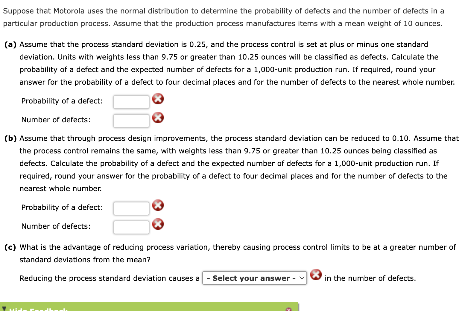 Solved particular production process. Assume that the | Chegg.com