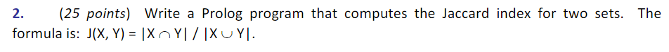 Solved 2. (25 points) Write a Prolog program that computes | Chegg.com